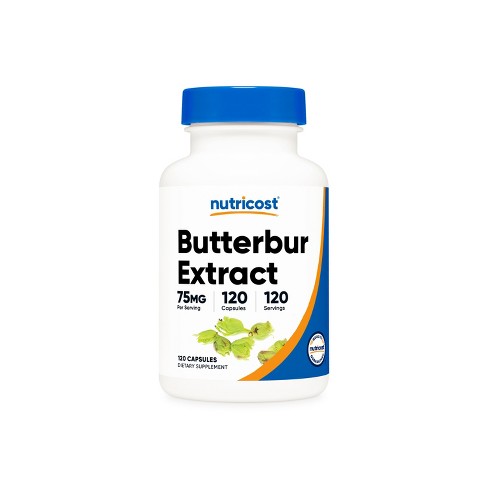 Nutricost Butterbur Extract Capsules (75 Mg) (120 Capsules) : Target