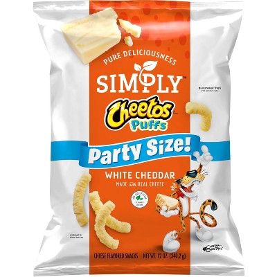 Cheetos Simply White Cheddar Puffs - 8oz : Target