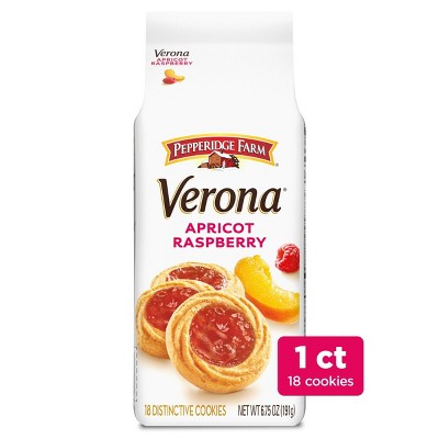 Pepperidge Farm Verona Apricot Raspberry Thumbprint Cookies - 6.75oz ...