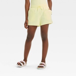 Girls' Lightweight Shorts - All In Motion™ Lemon Yellow Xs : Target