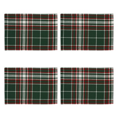 Split P Blitzen Plaid Placemat Set Of 4 : Target
