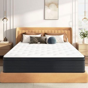 SEVOBAL Mattresses Hybrid Mattress Individually Wrapped Springs Cooling ...