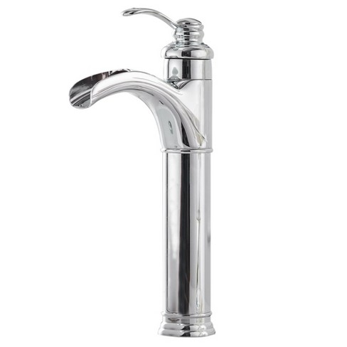 Bwe Waterfall Single Hole Single-handle Vessel Bathroom Faucet With Pop ...