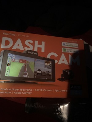 Rexing Wireless Apple Carplay And Android Auto Display With 4k Dash Cam ...