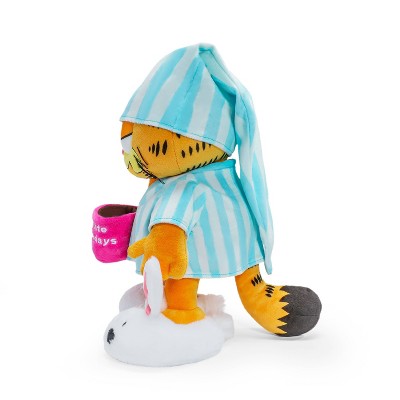 KidRobot Garfield Grouchy Garfield in Pajamas and Slippers 13" Medium ...