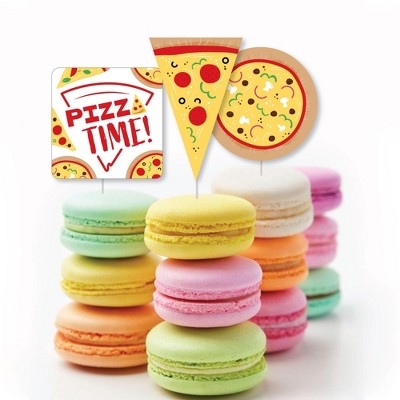 Big Dot Of Happiness Pizza Party Time - Diy Shaped Baby Shower Or ...