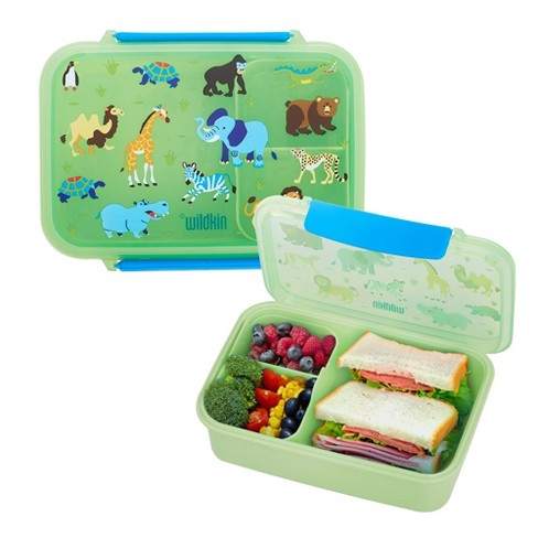 Wildkin Kids Reusable Food Container Bento Box - Wild Animals : Target