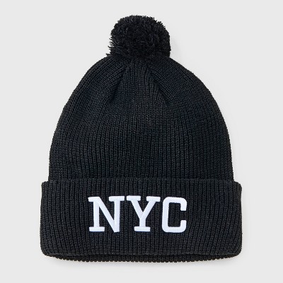 Embroidered Pom Beanie - Wild Fable™ : Target