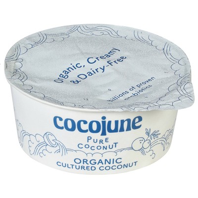 Cocojune Organic Cultured Coconut Yogurt Pure Coconut - 4oz : Target