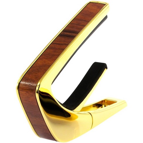Thalia Exotic Series Gold Guitar Capo Santos Rosewood : Target