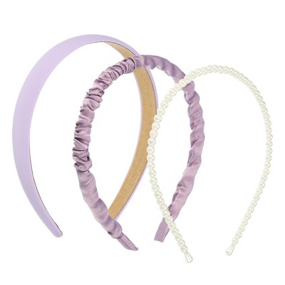 Unique Bargains Women's Fashion Faux Pearl Different Designs Headbands ...