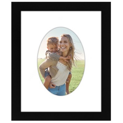 Americanflat 8x10 Hinged Picture Frame For 2 Photos - Black : Target