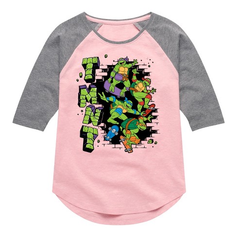 Girls' Teenage Mutant Ninja Turtles Skateboards - Light Pink/ath Hea - Small : Target