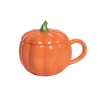 Mr. Halloween Lidded Jack-o-lantern Mug With Spoon : Target