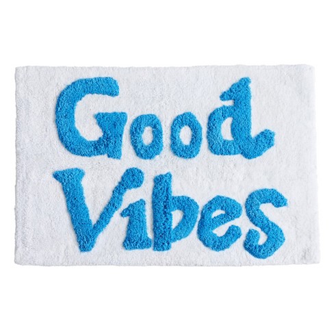 20" X 30" Novelty Tufted Bath Rug Good Vibes : Target