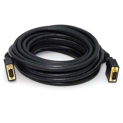 Monoprice Ultra Slim Svga Super Vga M/f Monitor Cable - 25 Feet With ...