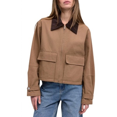 Women's Cropped Barn Jacket - Mod Ref L : Target