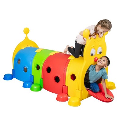 4-way Play Tunnel For Kids To Crawl Through 8 Feet Foldable Into A ...