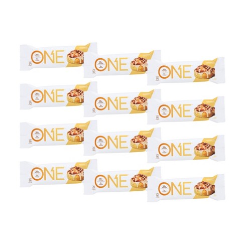One Cinnamon Roll Protein Bar - 12 Bars, 2.12 Oz : Target