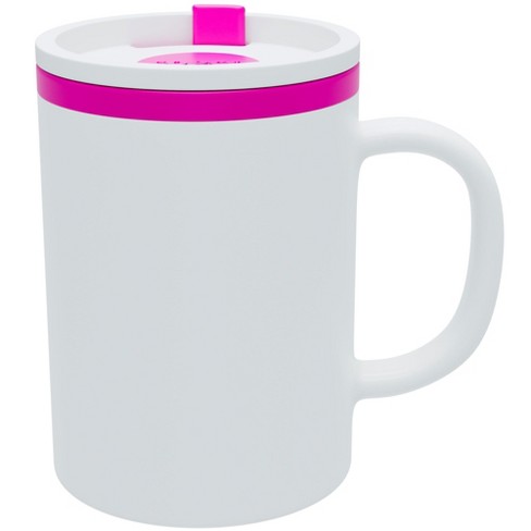 Copco Iconic Desk Mug - White/pink : Target