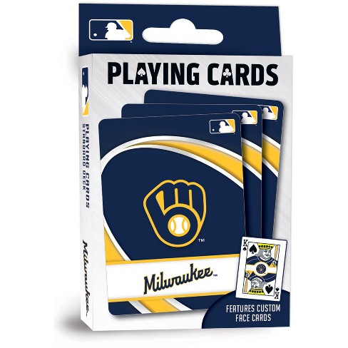 Masterpieces Officially Licensed Mlb Milwaukee Brewers Playing Cards ...