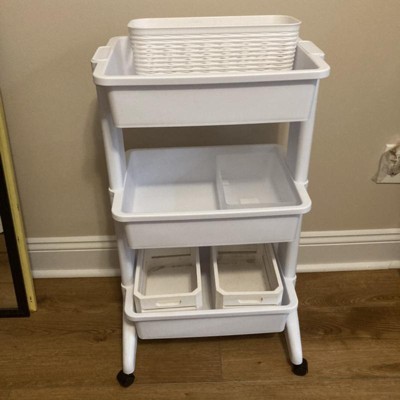 3 Tier Utility Cart White - Brightroom™ : Target
