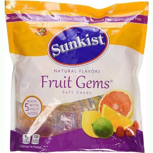 Sunkist Individually-wrapped Fruit Gems (2 Lb) Pouch - Great For ...