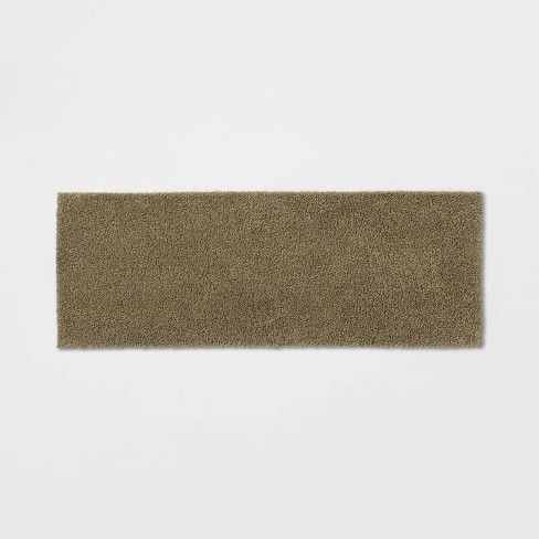 22"x60" Antimicrobial Bath Runner Olive Green - Threshold™ : Target