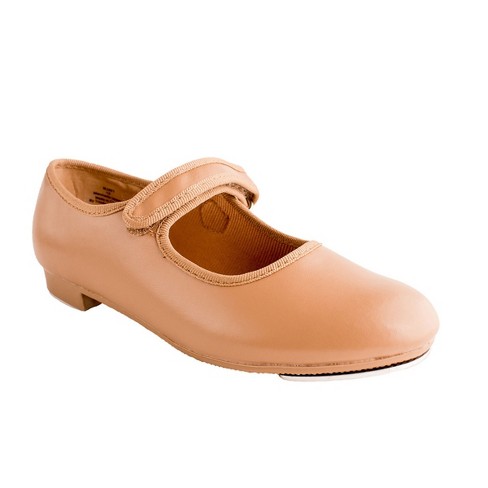 Dance Class Beginner Molly Jane Tap Shoe, Caramel, Child Size 11 : Target