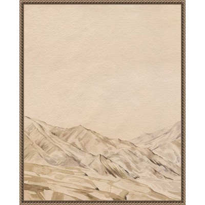 30" X 36" Ditsy Floral Framed Canvas Natural - Threshold™: Botanical ...