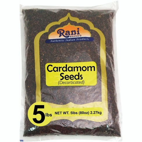 Cardamom (elachi) Decorticated Seeds - 80oz (5lbs) 2.27kg - Rani Brand ...