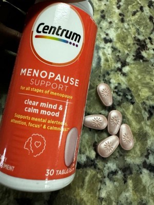 Centrum Menopause Support Clear Mind And Mood Vitamin Tablets - 30ct ...