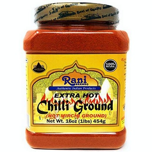 Extra Hot Chilli Powder (hot Mirchi Ground) - 16oz (1lb) 454g - Rani ...