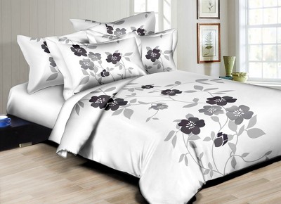 Linen Classique 320tc Vintage Flowers White Duvet Set : Target