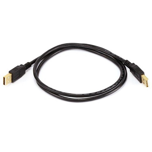 Monoprice Usb 2.0 Cable - 3 Feet - Black | Usb Type-a Male To Usb Type ...
