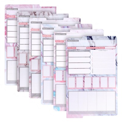 Paper Junkie Blue Monthly Budget Planner With 24 Pockets For Receipts ...