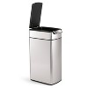 Simplehuman 40l Slim Touch Bar Kitchen Trash Can Stainless Steel : Target