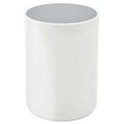 Mdesign Metal Square Small Trash Can Wastebasket Garbage Bin : Target
