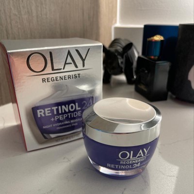 Olay Regenerist Retinol 24 + Peptide Night Face Moisturizer Cream - 1 ...