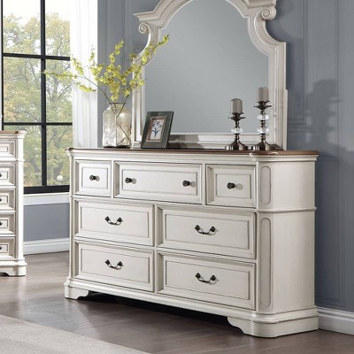 42" Dresden Ii Decorative Storage Drawers Bone White Finish - Acme ...