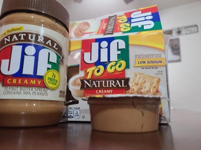 Jif Natural Creamy Peanut Butter - 40oz : Target