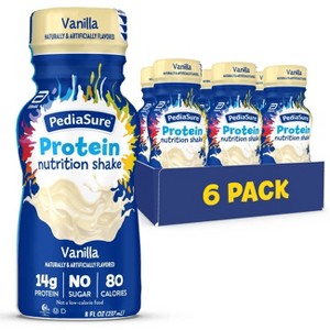 PediaSure Nutritional Vanilla Protein Shake - 8 fl oz Each/6ct : Target