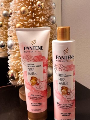 Pantene Sulfate Free Rose Water Shampoo And Conditioner Dual Pack ...