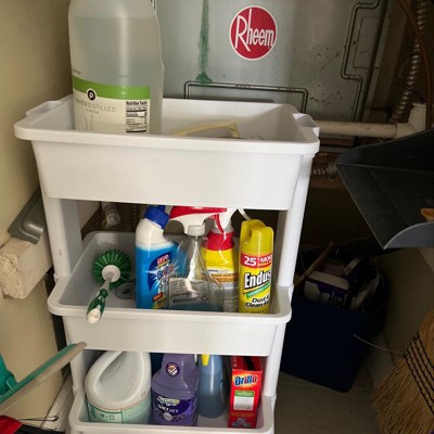 3 Tier Utility Cart White - Brightroom™ : Target