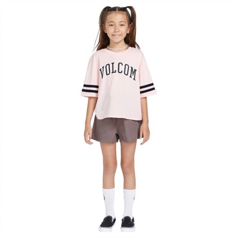 Volcom Girls Truly Stoked Tee, Light Peony - Xxs : Target