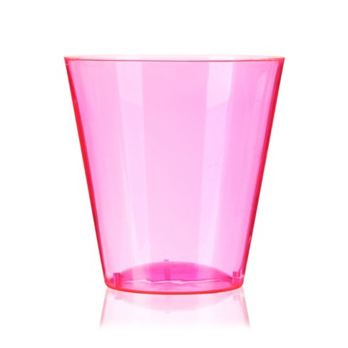 True Party Shot Glasses Colored Plastic Cups, Pink Party Cups ...