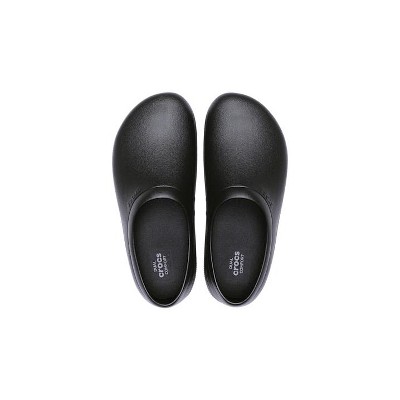 Crocs Adult On The Clock Slip Resistant Work Clogs, W9/m7, Black : Target
