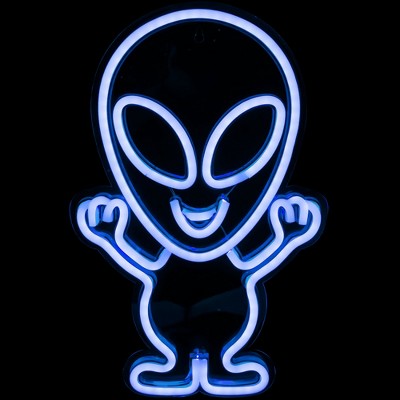 Northlight 16.75" Led Neon Style Alien Wall Sign : Target