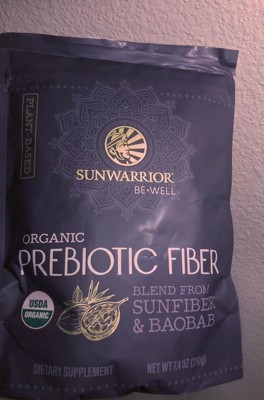 Be Well Organic Prebiotic Fiber Powder, Blend From Sunfiber & Baobab ...