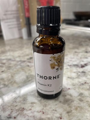 Thorne Vitamin K2 Liquid (1 Mg Per Drop) - Concentrated Vitamin K2 ...